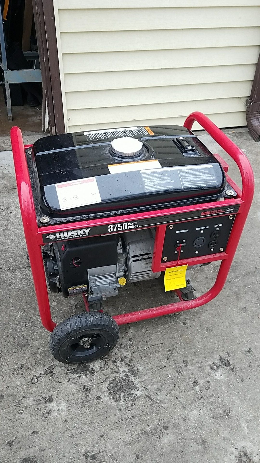 Husky generator 3750 watt / 4000 starting Watt for Sale in Des Plaines ...