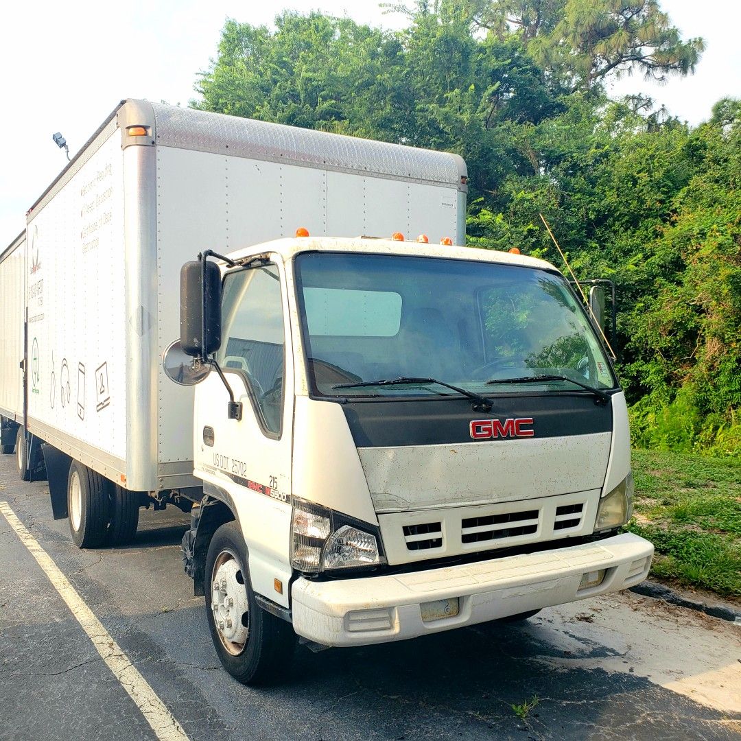 2007 Isuzu NQR - GMC W5500 Box Truck Diesel Engine w/liftgate - Clean ...