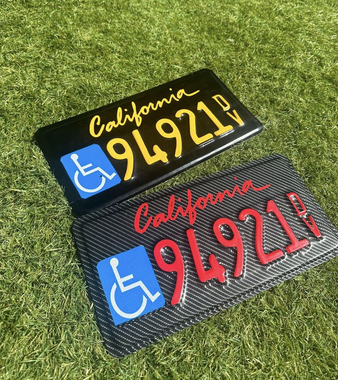 Vinyl License Plate Wraps | Multiple Colors Available for Sale in San ...