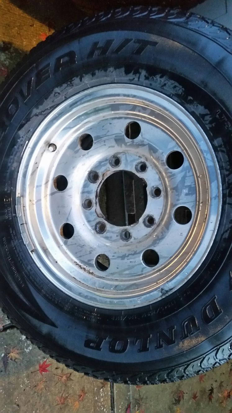 Ford F250 F350 E250 E350 Econoline 8x165 8x6.5 rims wheels tires for ...