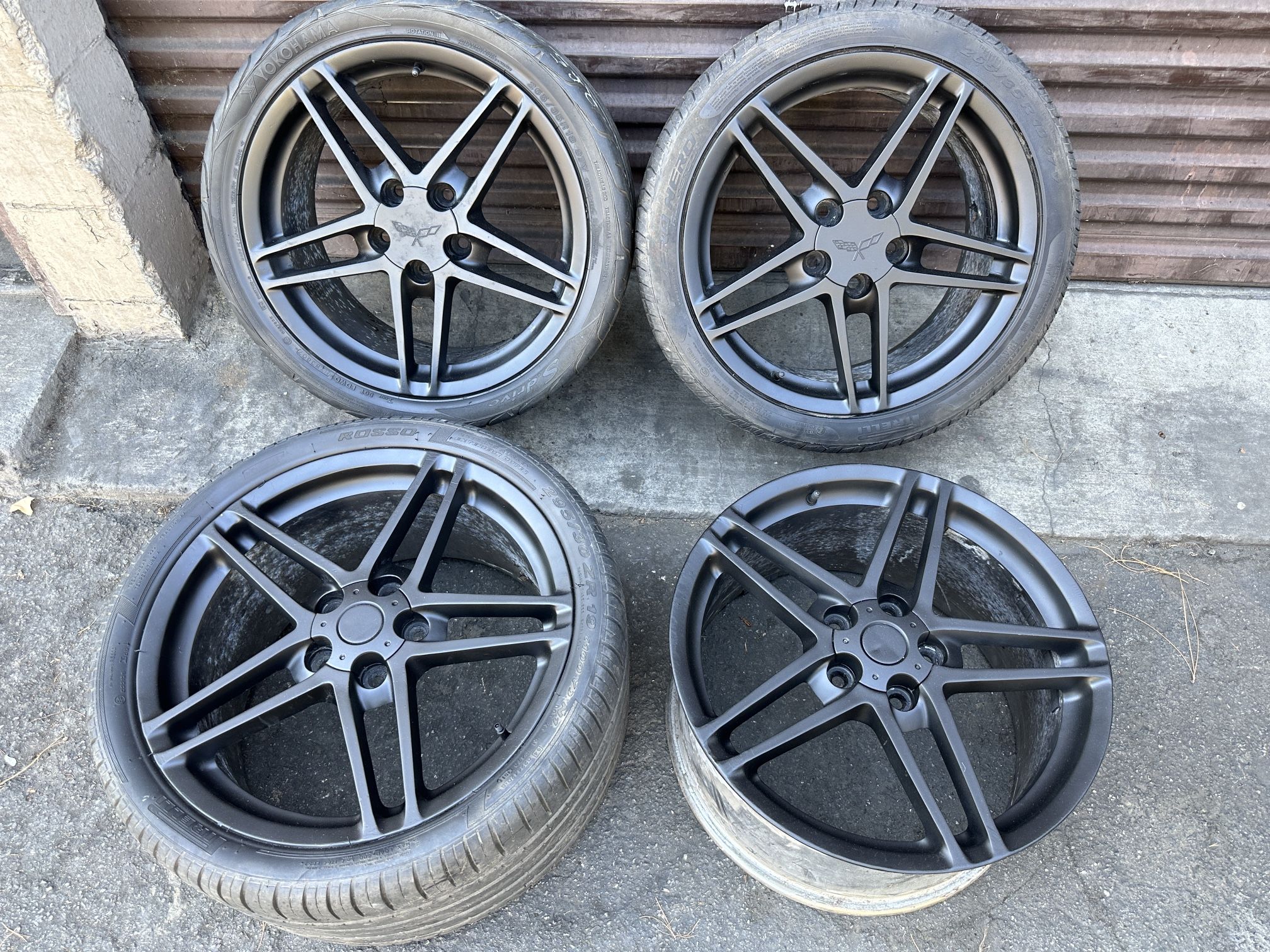 Staggered 5x120mm Corvette rep wheels 19 and 18 for Sale in Montebello ...
