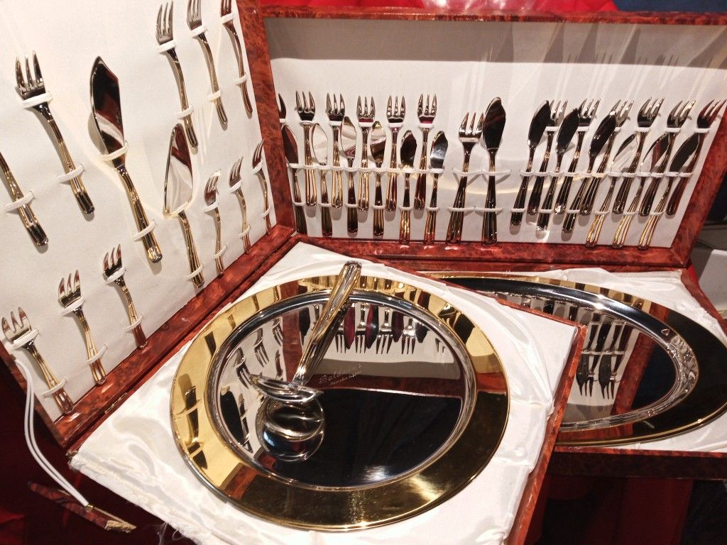 Inoxpran ( made in Italy) flatware set 117pcs 18/10 stainless steel ...