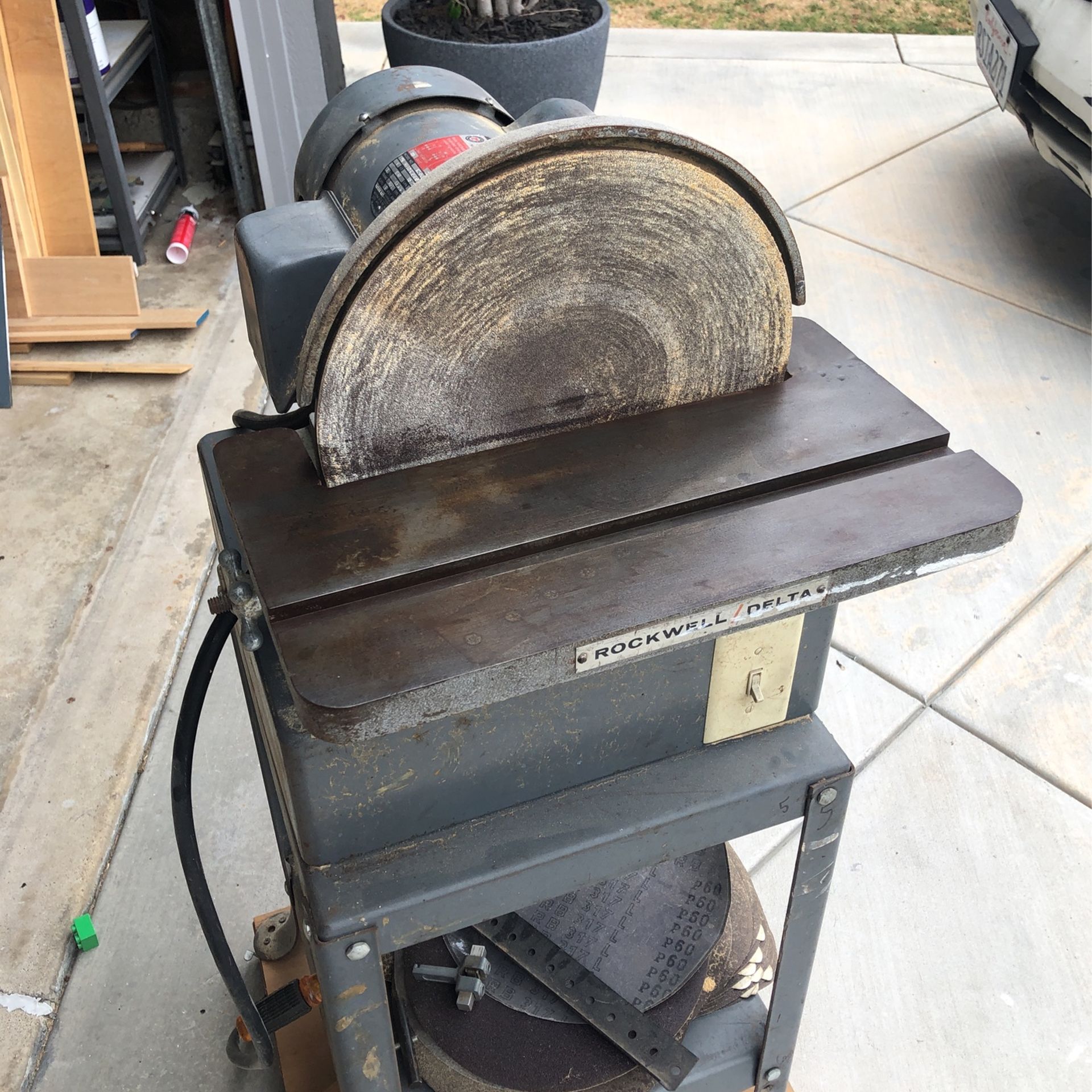 Disk Sander On Rolling Stand for Sale in Huntington Beach, CA - OfferUp
