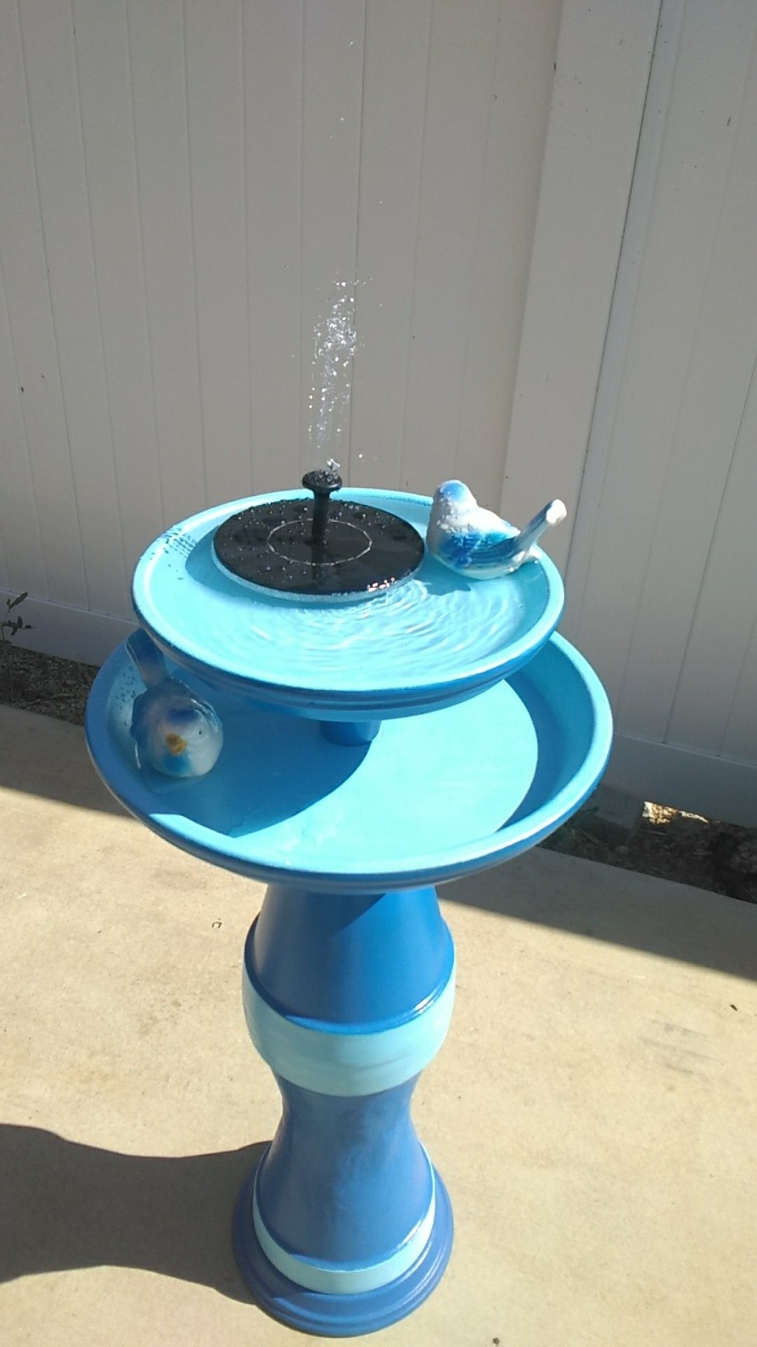 Flower Pot Bird Bath