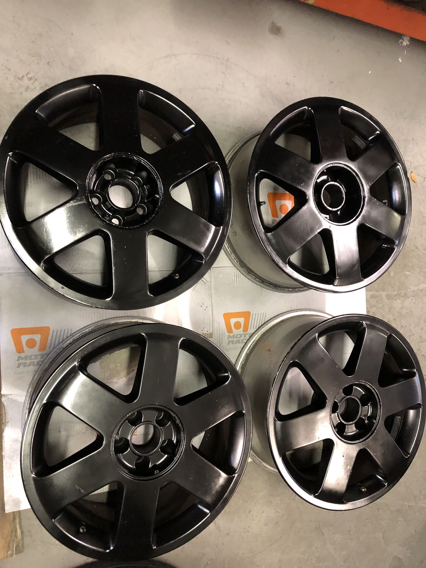 Set of Black 17 inch, 5 Lug Rims.. $200 O.B.O for Sale in Pembroke Park ...