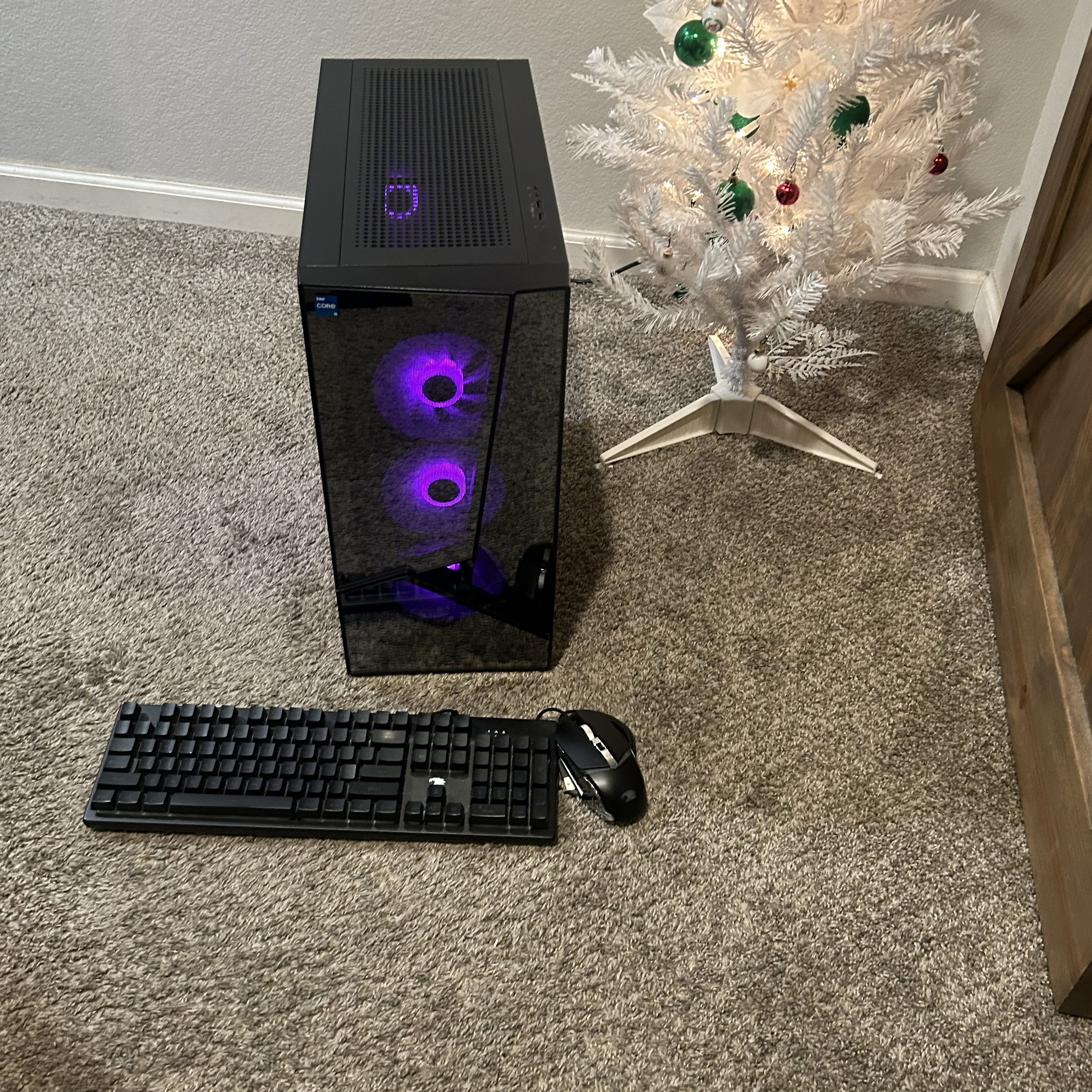 Black Gaming PC Tower with Purple LED Fans for Sale in Tempe, AZ - OfferUp