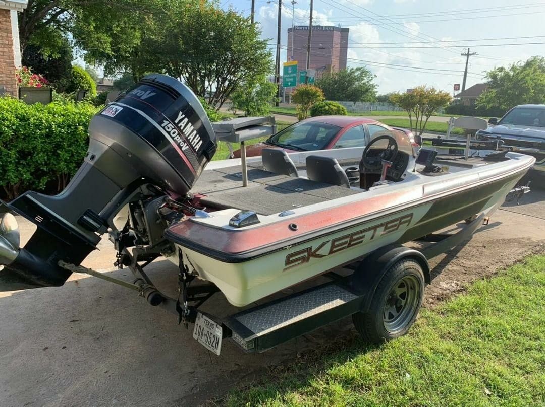 1990 Skeeter SF 175 1992 Yamaha 150 Pro V for Sale in Dallas, TX - OfferUp