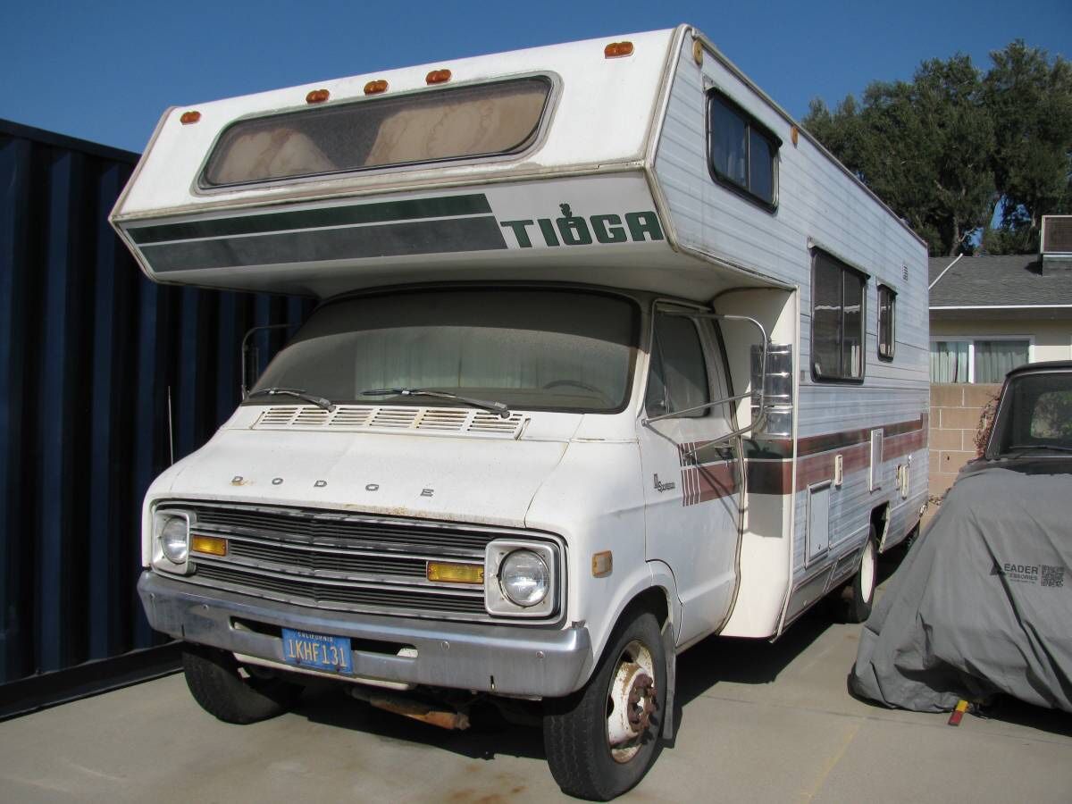READ full ad! 1978 Tioga 22 foot Class C Motorhome on Dodge Van Chassis ...