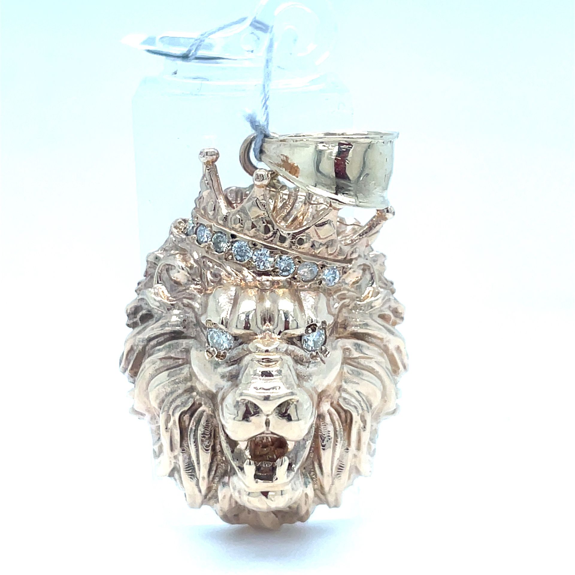 10KT Yellow Gold Lion Diamond Pendant 13.70g .35CTW 172110/12 for Sale in Federal Way, WA - OfferUp