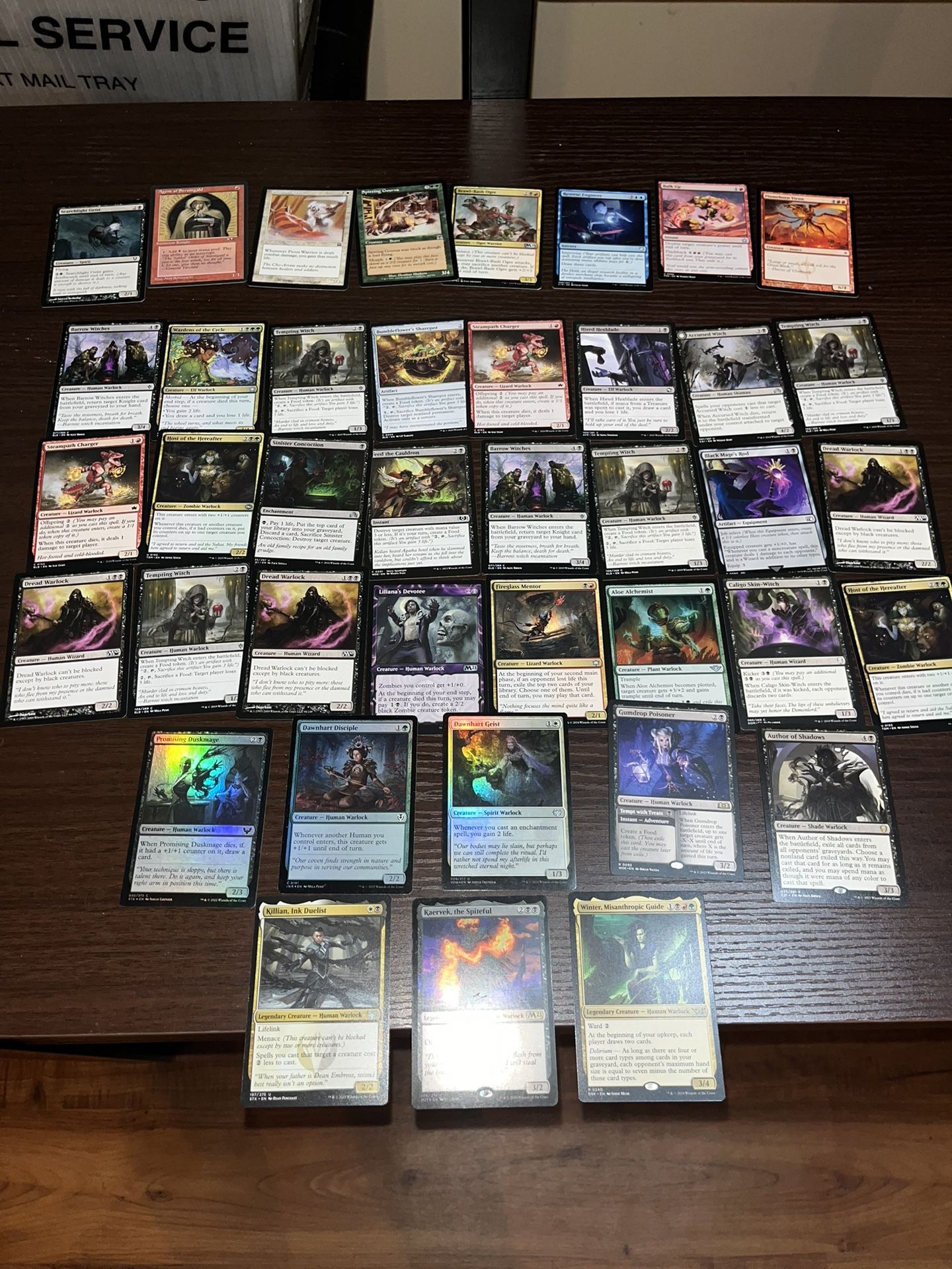 MTG WARLOCKS + WITCHES themed Magic the Gathering card lot* BONUSES ...