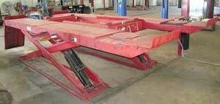 Hunter RX9 - 9,000lb Scissor Alignment Lift with 2- 4,000 Lb. Rolling ...