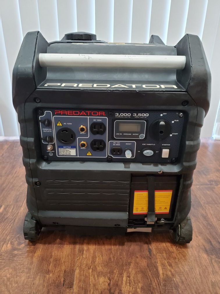 Predator Inverter 3500 Generator for Sale in West Los Angeles, CA - OfferUp