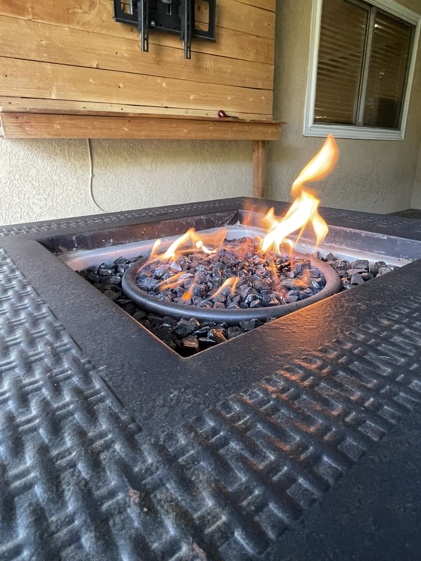 Tack Life Outdoor Patio Flame Fire Pit Heater Table for Sale in ...