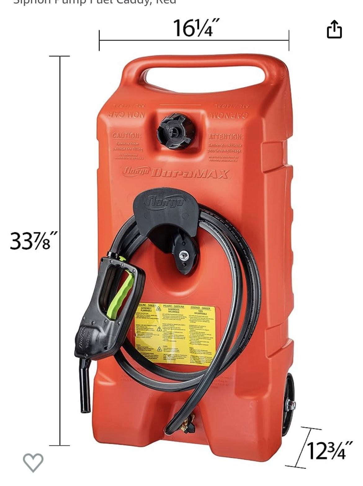 Portable 14 Gallon Gasoline Container for Sale in Norwalk, CT - OfferUp