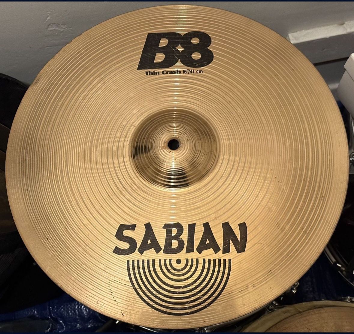 Sabian B8 Series Thin Crash 16"/41cm Cymbal Discounted for Sale in ...