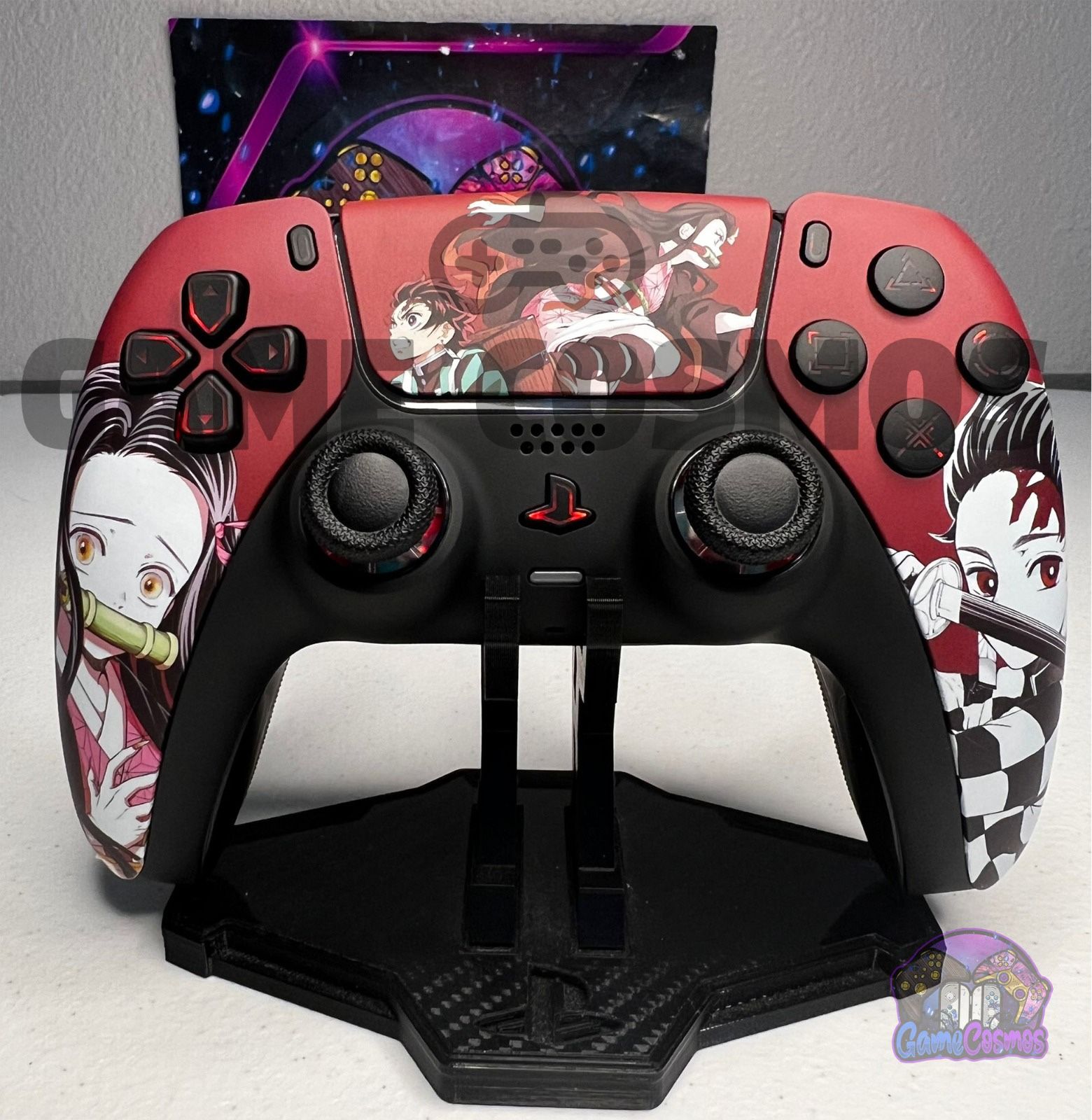 Demon slayer anime Manga - RGB LED - Custom Wireless Controller For PS5 ...
