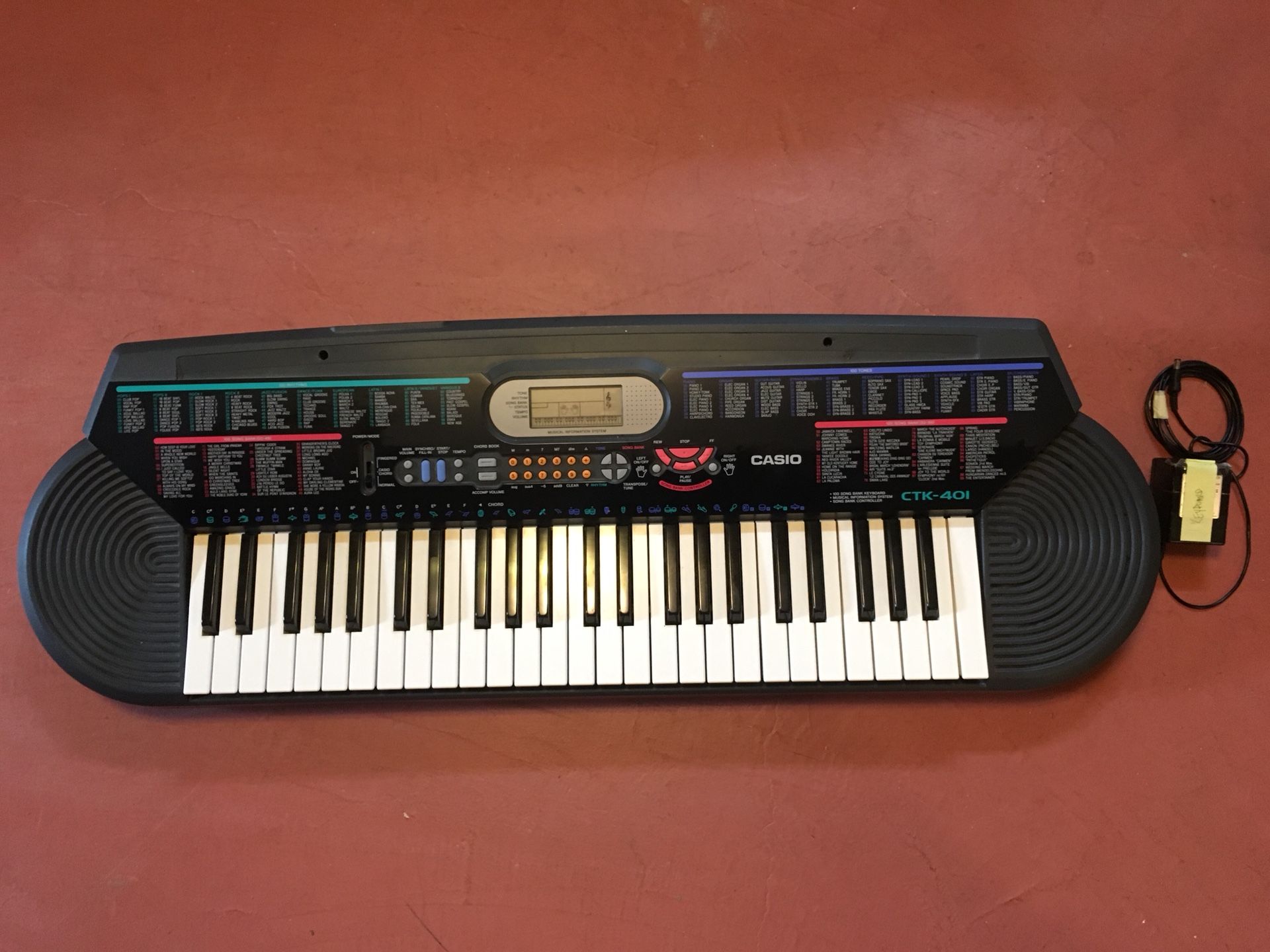 Casio CTK-401 Electronic Keyboard w/Power Supply for Sale in Maineville ...
