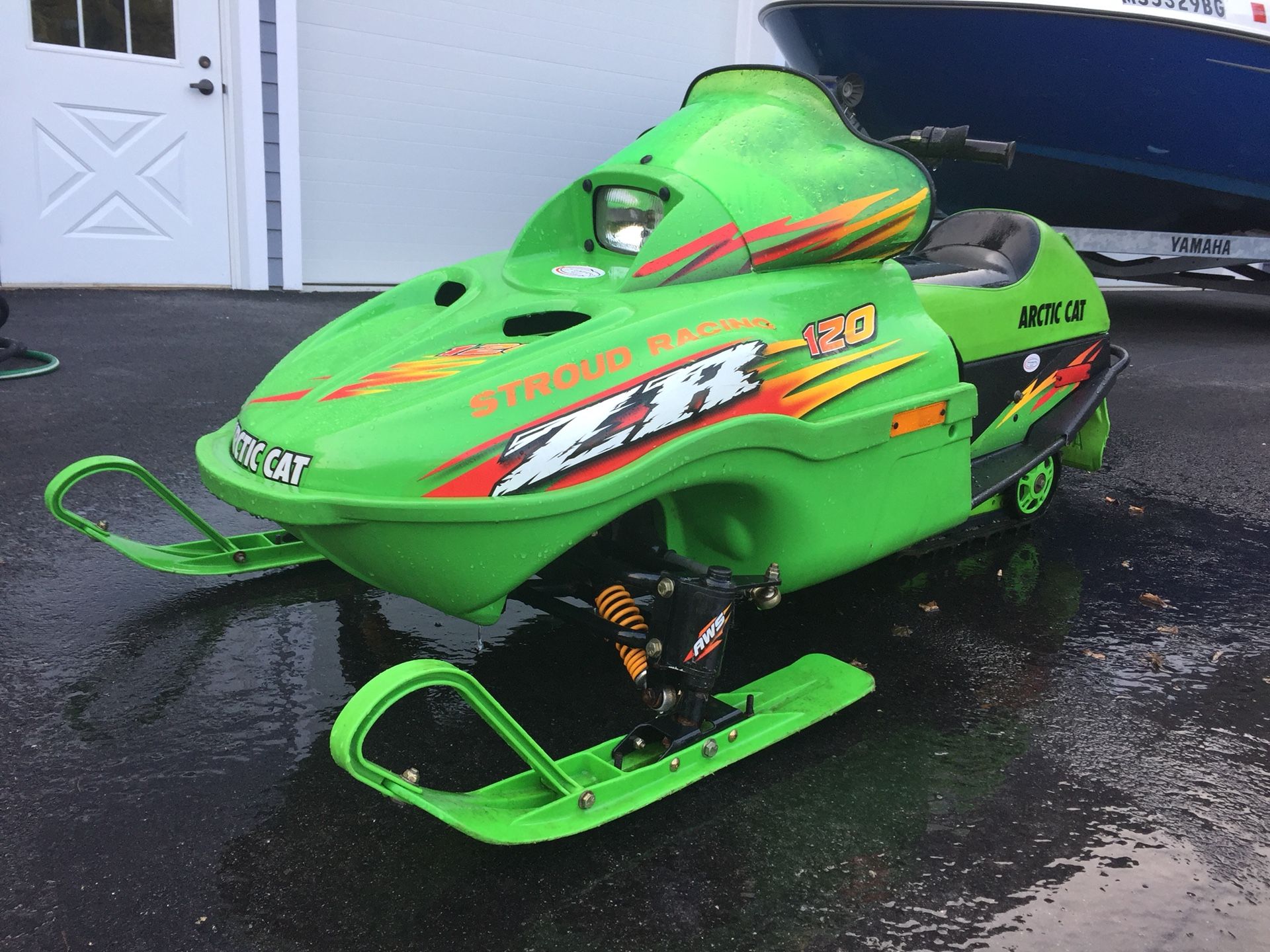 2004 arctic cat zr120 zr 120 kids youth mini z Snowmobile will trade for Sale in Westford, MA ...
