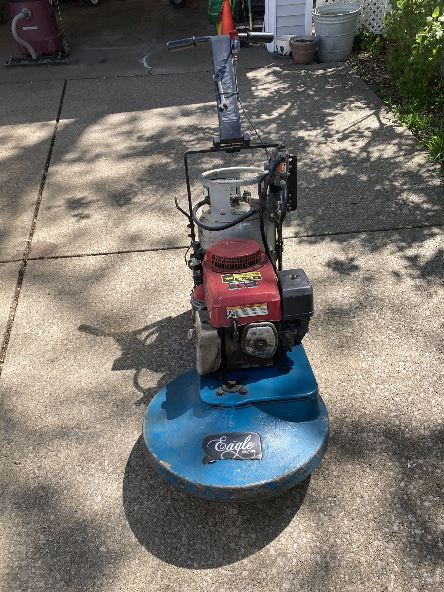20” Commercial Floor Buffer/ Burnisher With 13 Hp Honda Propane Powered ...