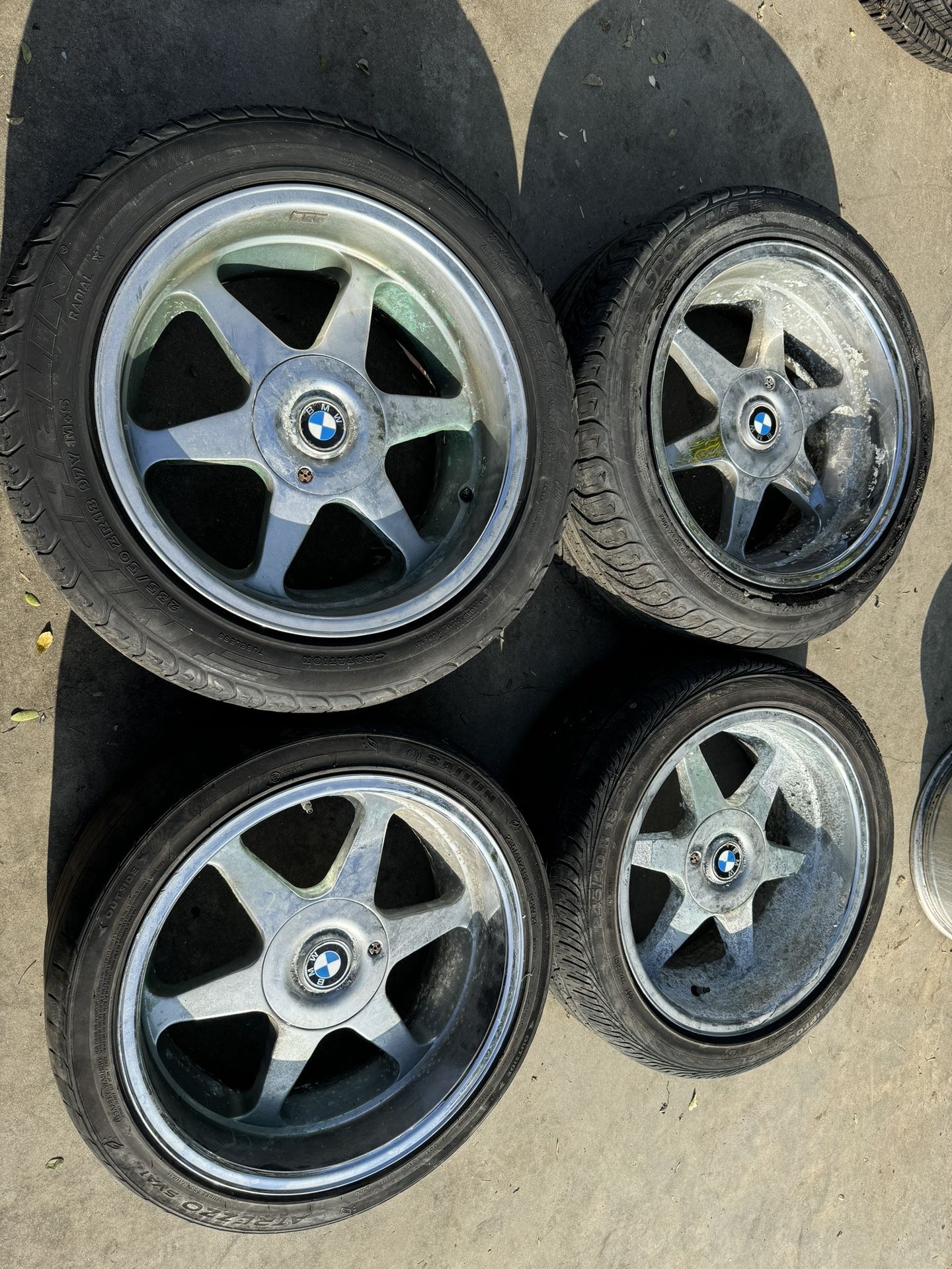 Rare MK 185813 wheels need restoration no cracks or dents !!! Came off ...