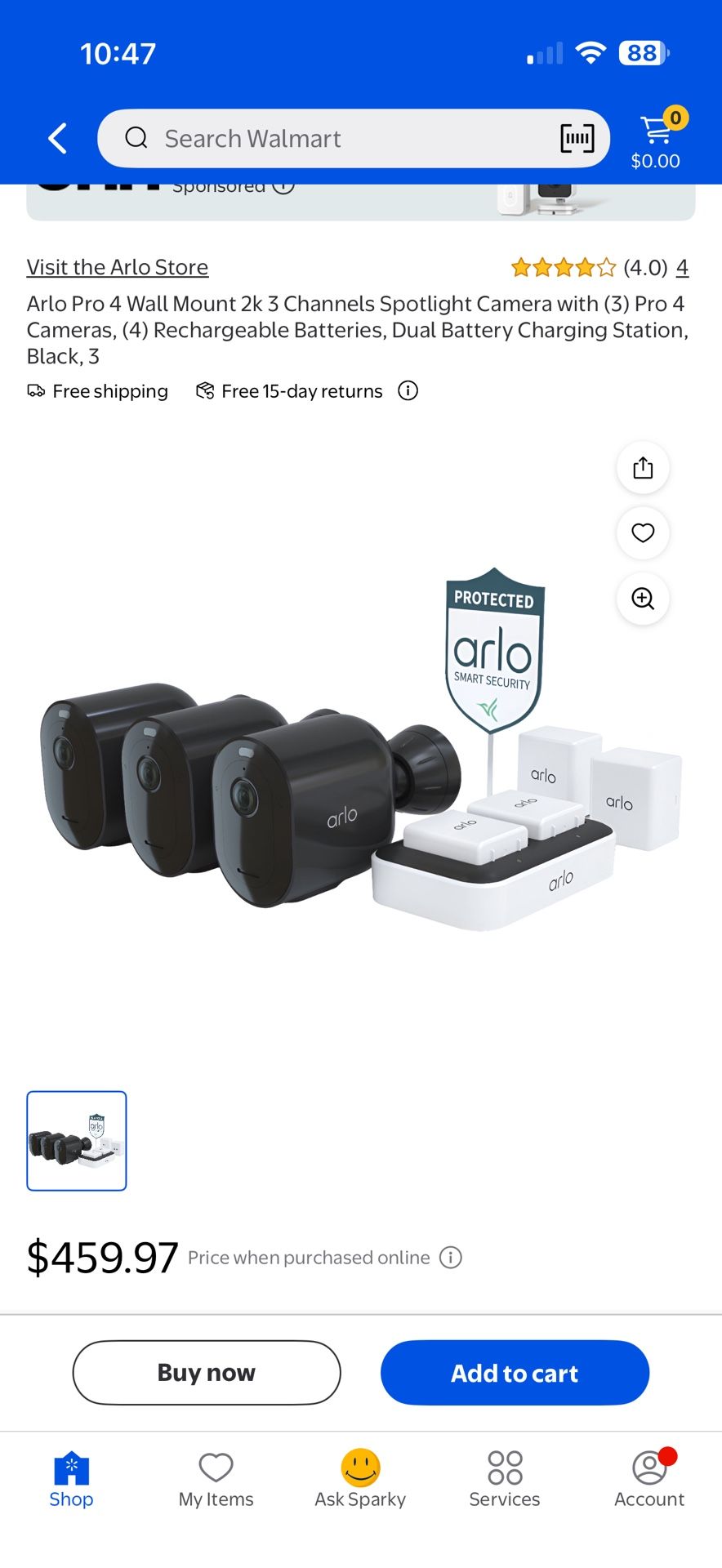 Arlo Pro 4 Camera Kit for Sale in Houston, TX - OfferUp