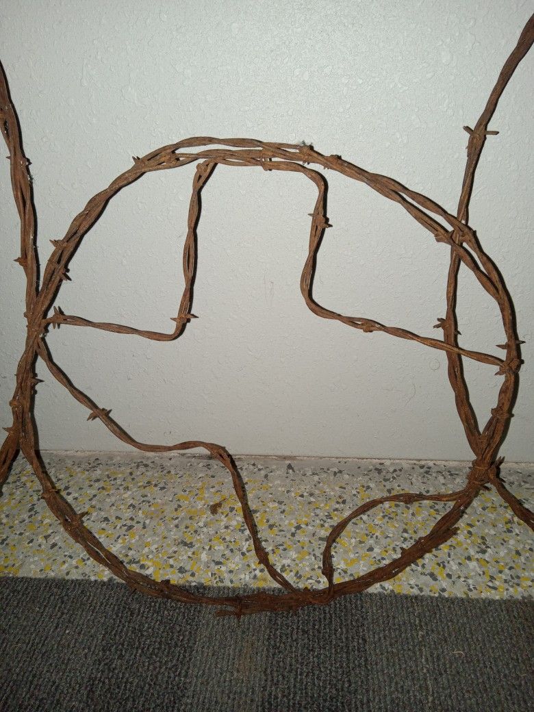 Rustic Barbed Wire Decor for Sale in San Antonio, TX - OfferUp