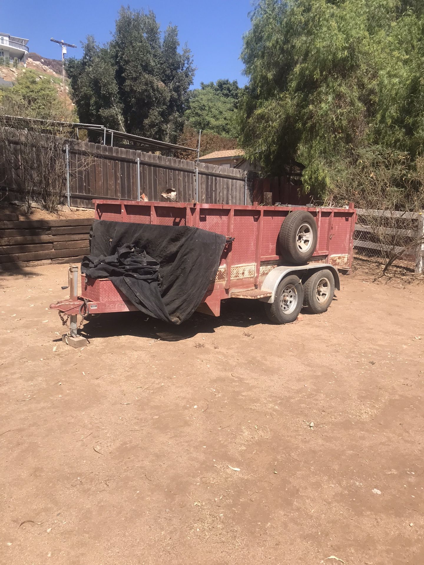 1998 - Dump Trailer - 6’6” X 12’ -Aztex - $4200 for Sale in Lakeside ...