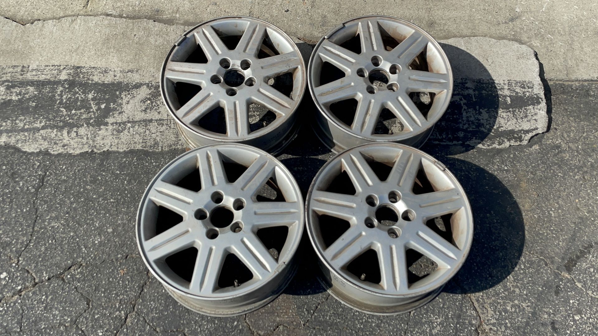 Volvo stock aluminum 16 inch rims 5 on 108mm for Sale in Montebello, CA ...