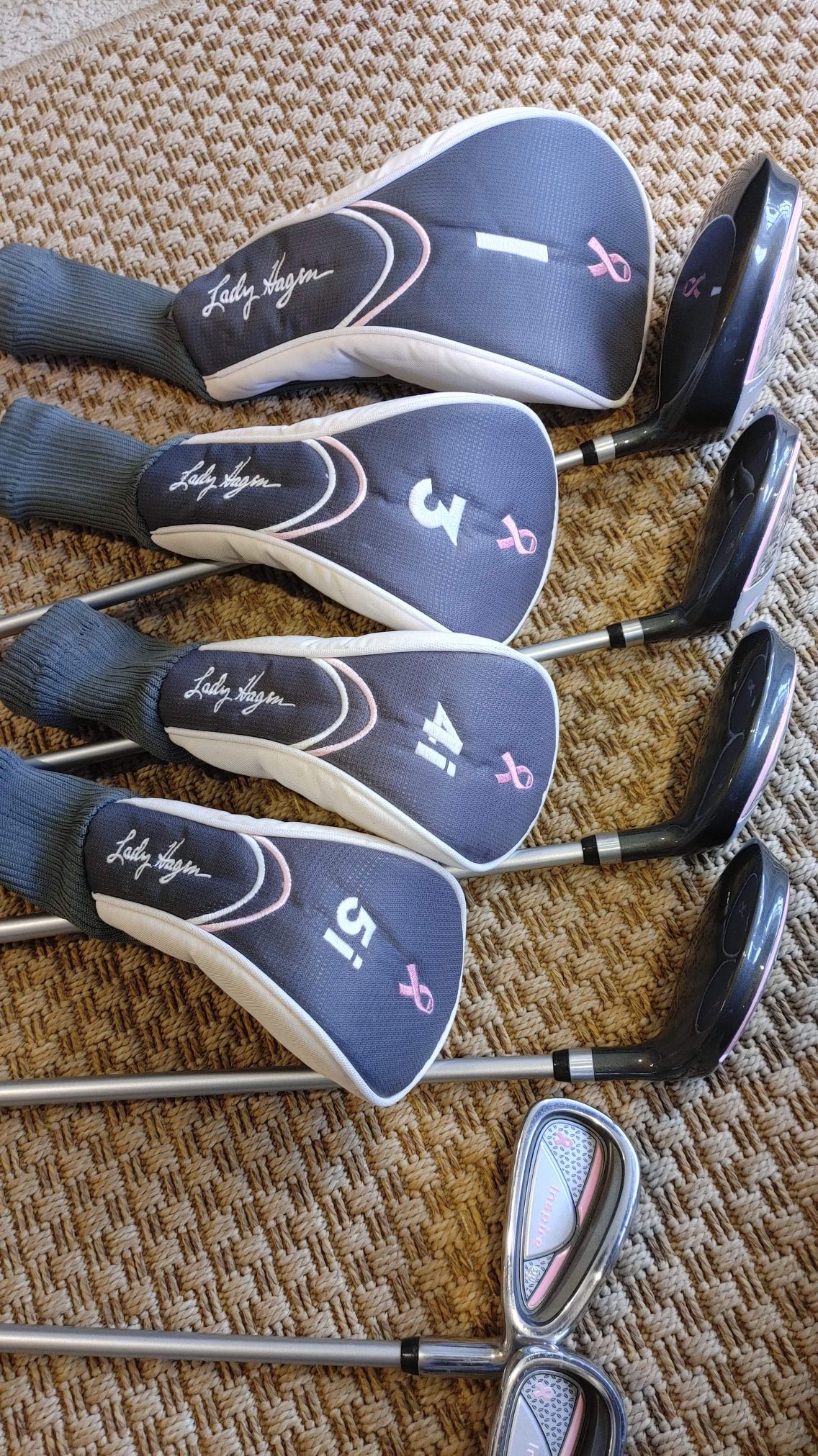 Lady Hagen inspire Golf Clubs: Breast Cancer Special Edition (Pink ...