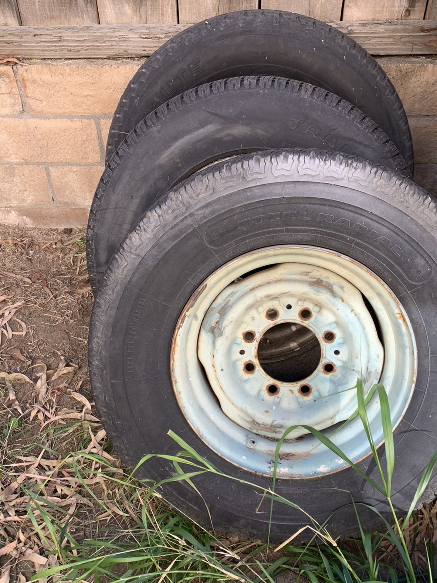 C20 8 Lug Wheels And Tires 16.5 Size for Sale in Spring Valley, CA ...