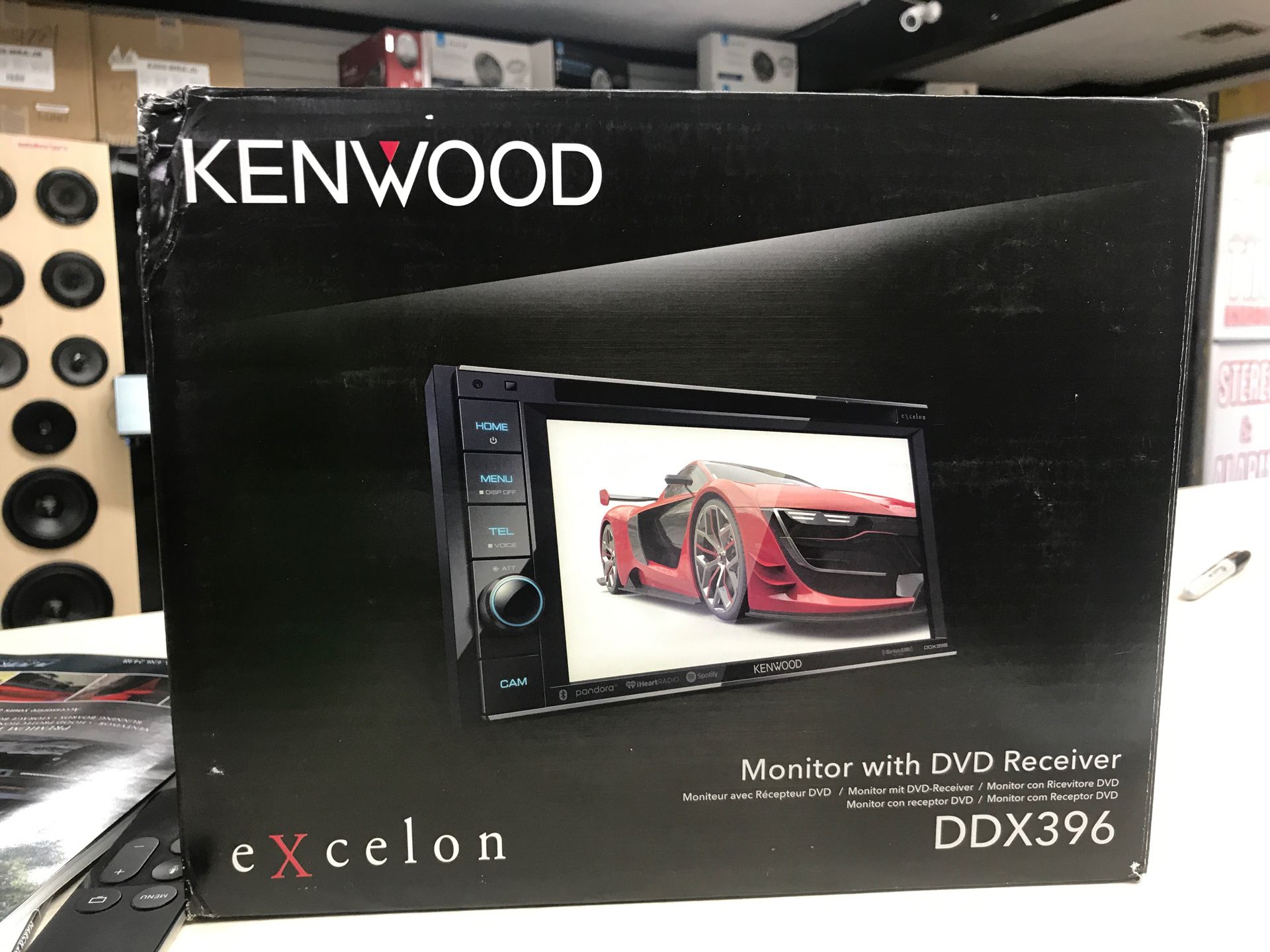 CAR STEREO Kenwood Excelon Series DDX396 2DIN Stereo BLUETOOTH DVD CD 6 ...