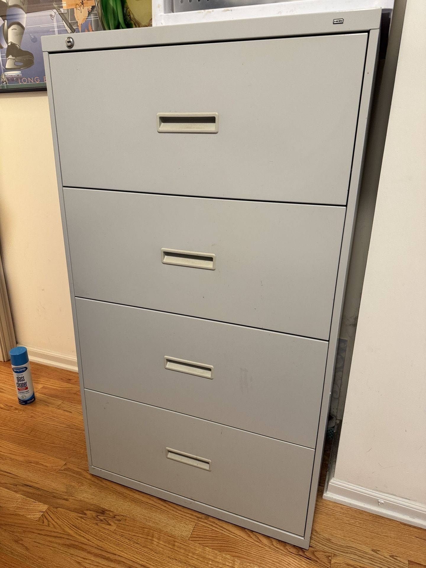 Locking Steel Filing Cabinet With 4 Drawers And Keys for Sale in Santa ...