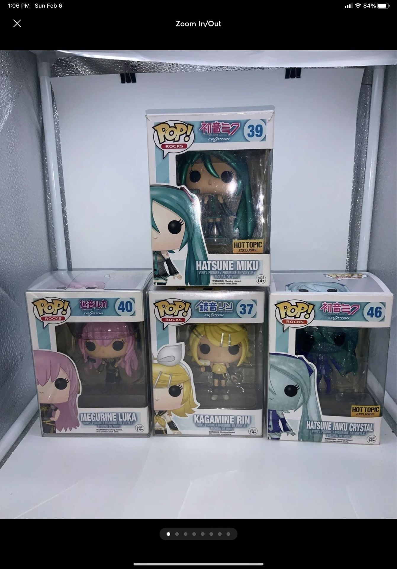 4 Sets Pop Hatsune Miku Vocaloid Figures for Sale in Artesia, CA - OfferUp