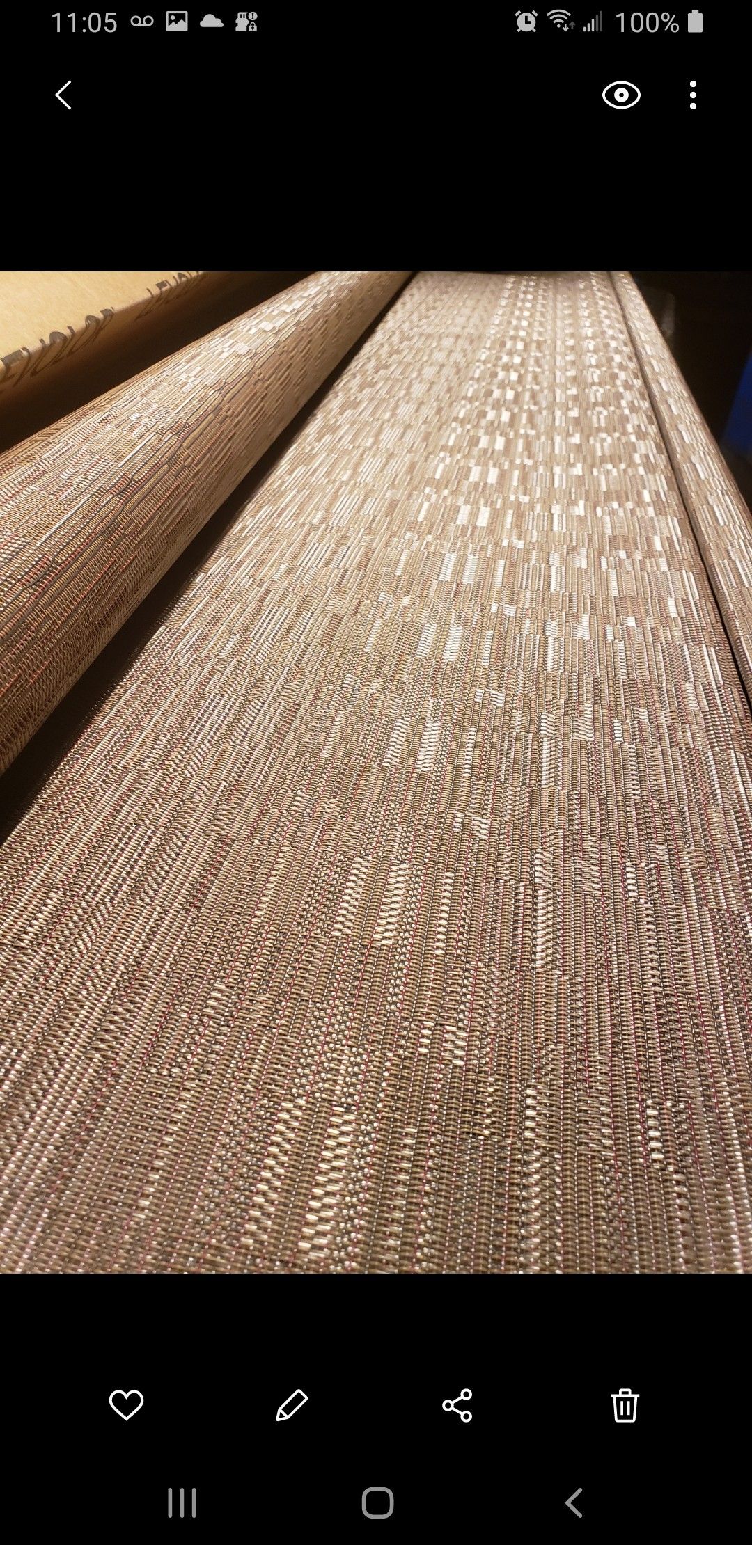 BLINDS#23/ BALI ROLLER SHADE GOLDISH (NO VALANCE) BLACK CONTOUR VALANCE ...