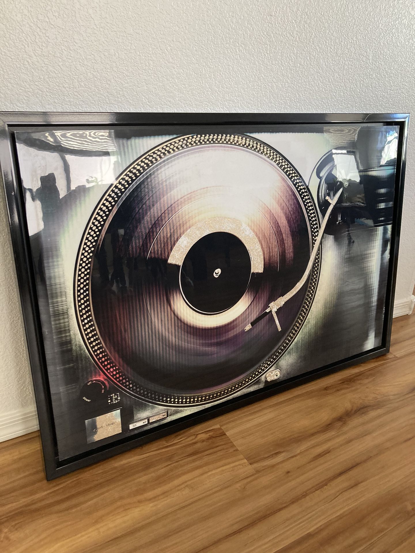 Record Player Turntable Vinyl Vintage Art Music Photography Man Cave ...