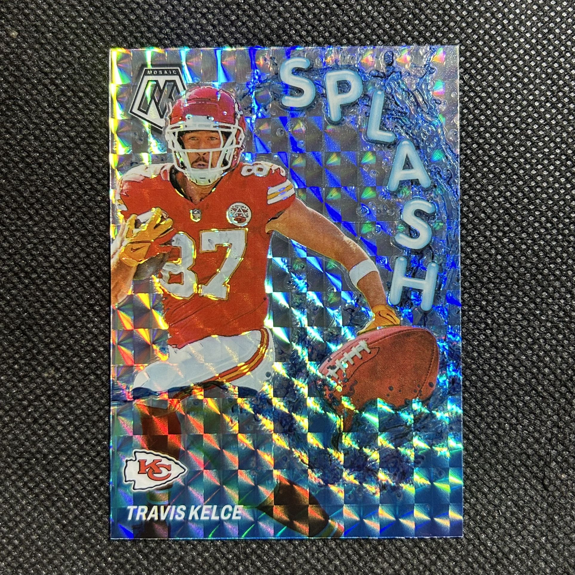 2024 Panini Splash Silver Prizm Mosiac Travis Kelce #SS-TKE Kansas CIty ...
