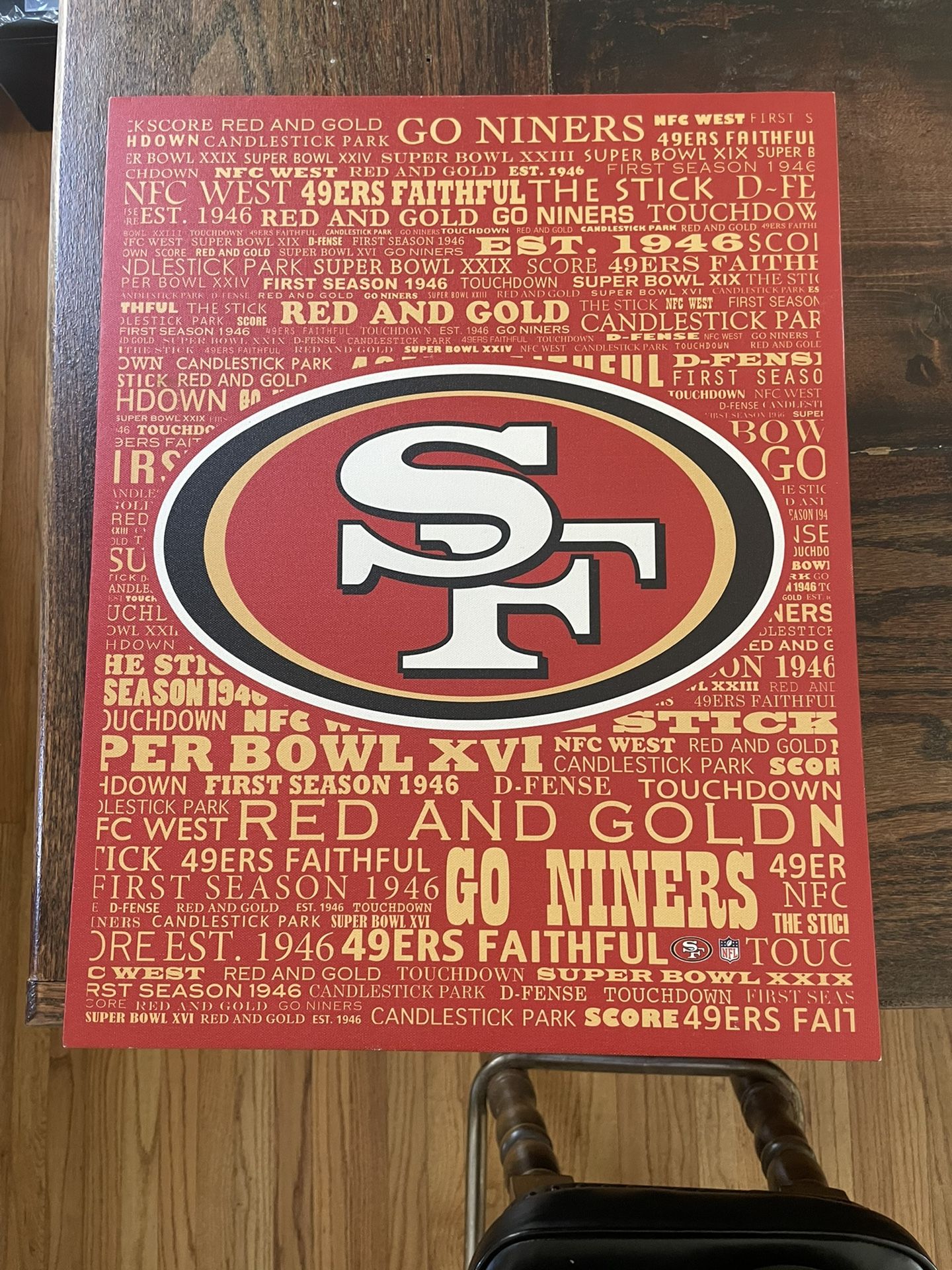 49’ers Canvas Poster for Sale in San Francisco, CA - OfferUp