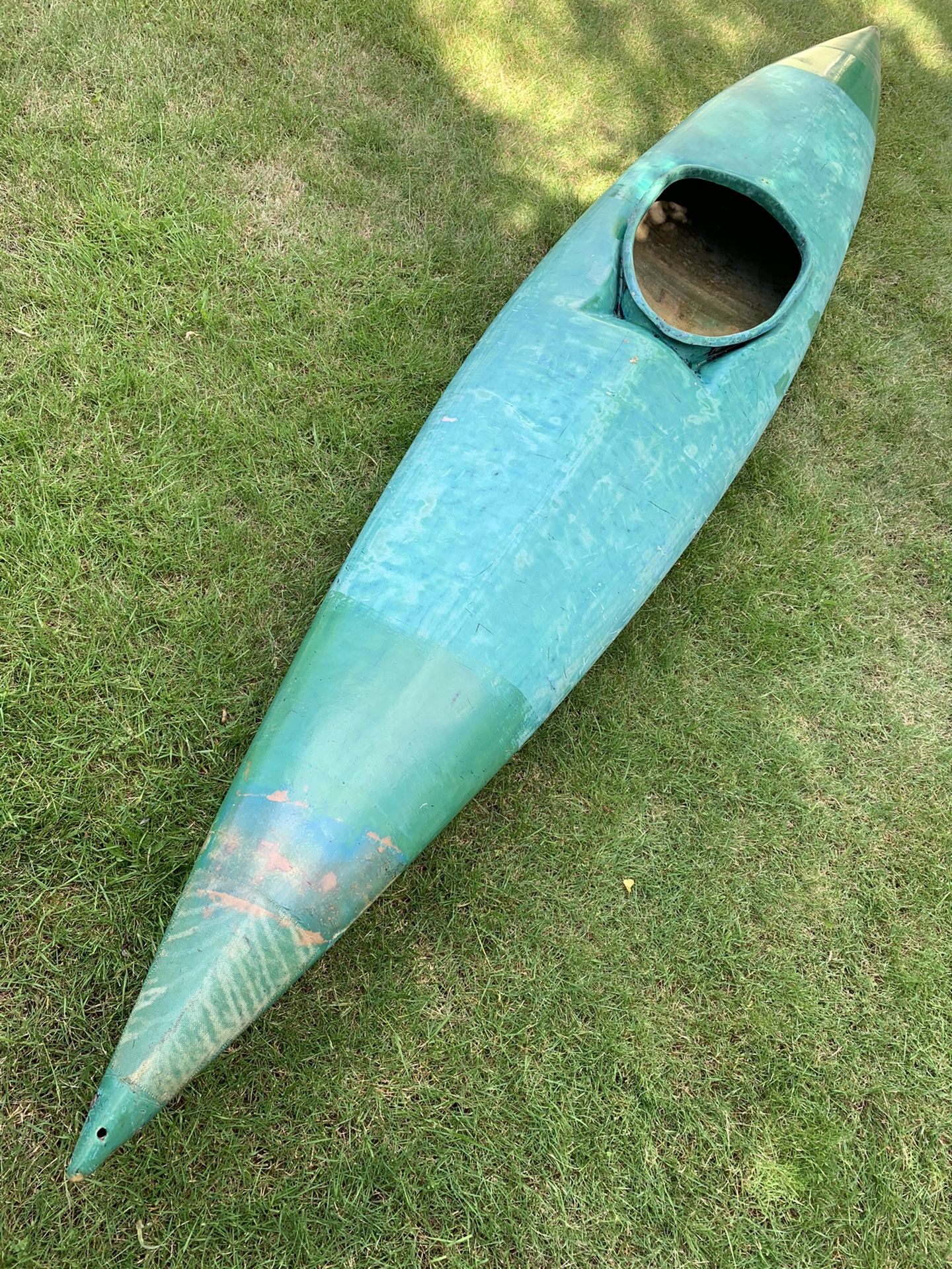 13ft old fiberglass whitewater kayak for Sale in Seattle, WA - OfferUp