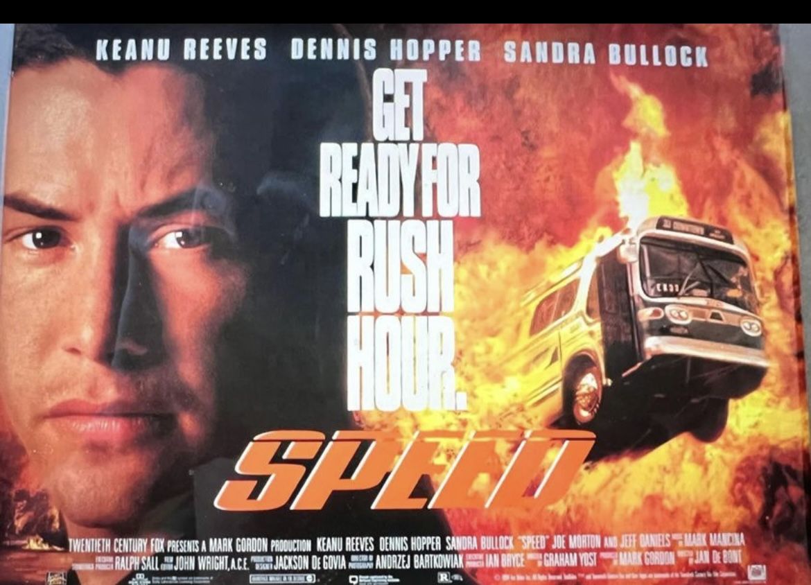 Keanu Reeves Speed Poster Keanu Reeves Speed Poster