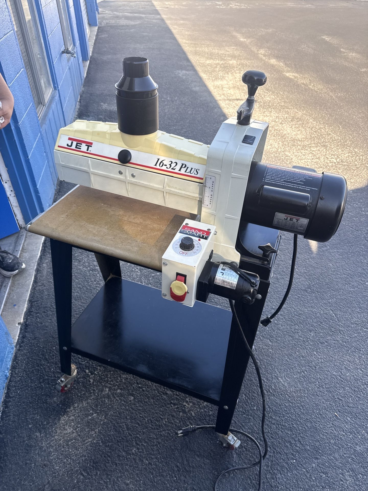 JET 16-32 Plus Drum Sander w/ Stand – Excellent Condition for Sale in ...