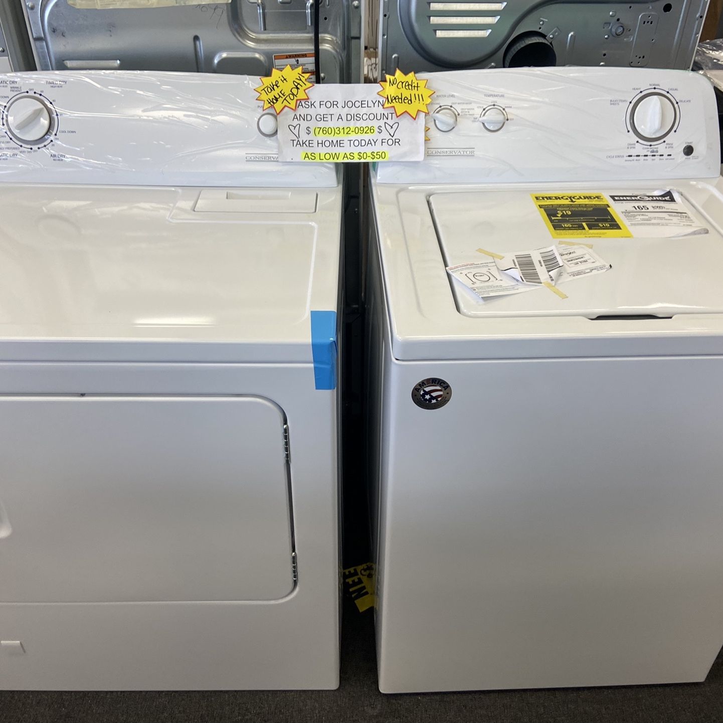 Conservator Washer And Dryer New for Sale in Victorville CA OfferUp