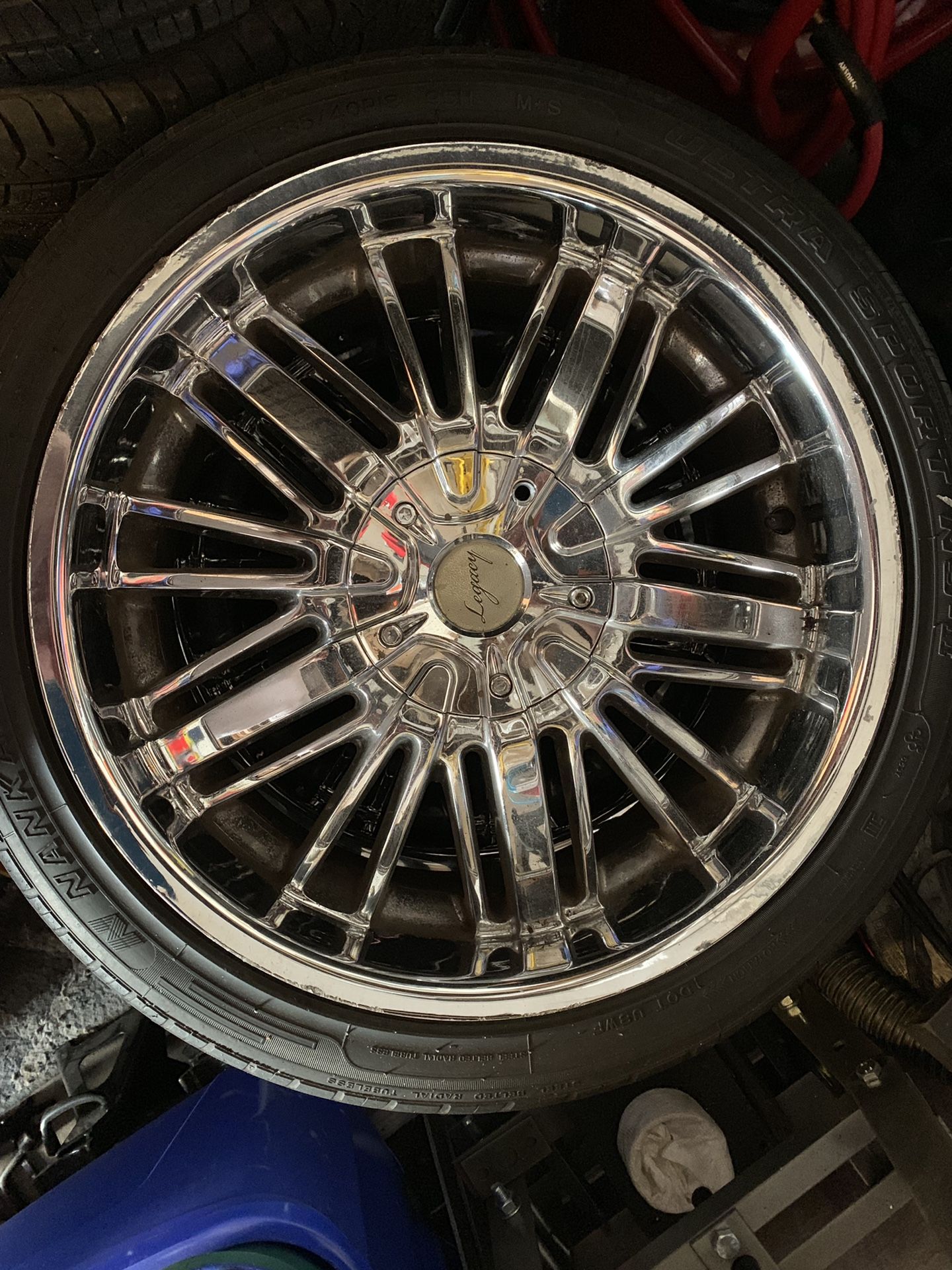 18 inch universal rims and tires. for Sale in New Bedford, MA - OfferUp