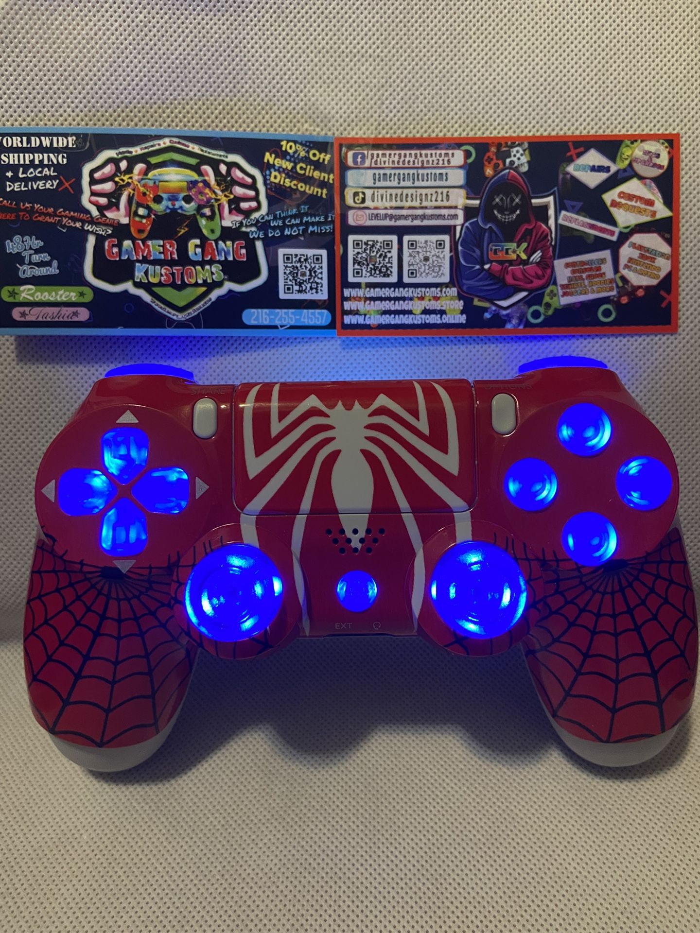 Spiderman ps4 controller store