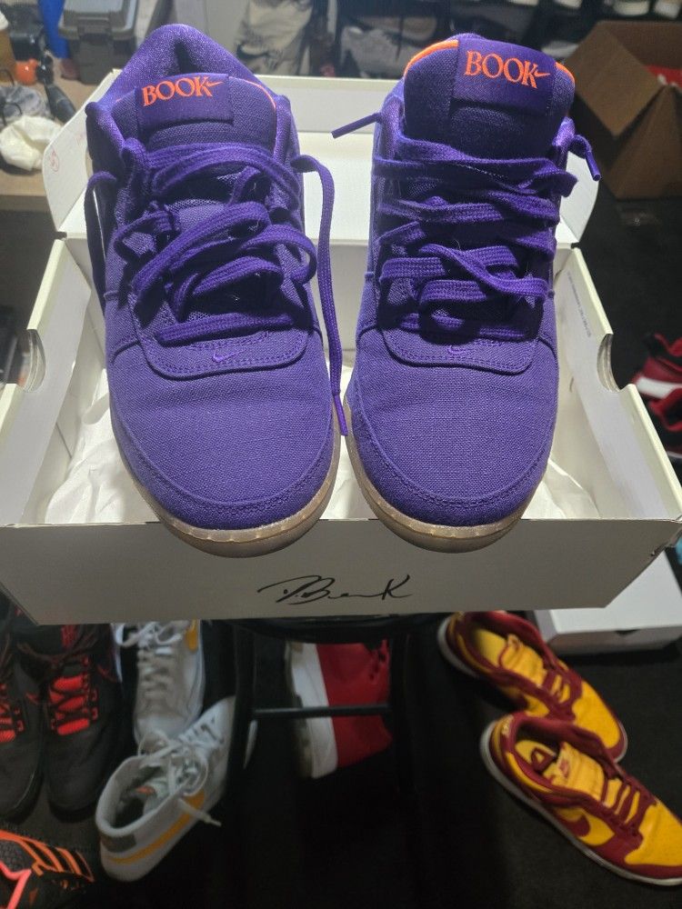 Nike Book 1 Sunset Court Purple Devin Booker Size 8 Men's Size 9.5 ...