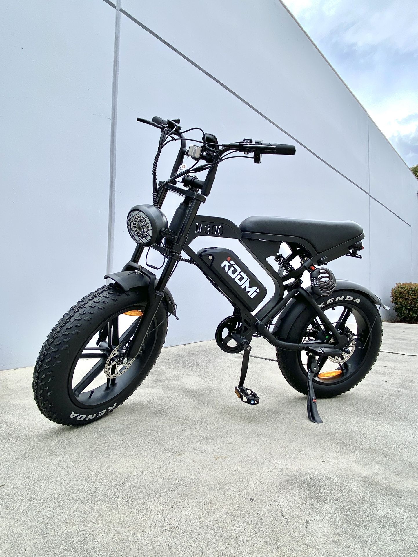KOOMi M300 Retro Moped E-bike 750w 48v 20Ah Hydraulic Disc Brakes Full ...