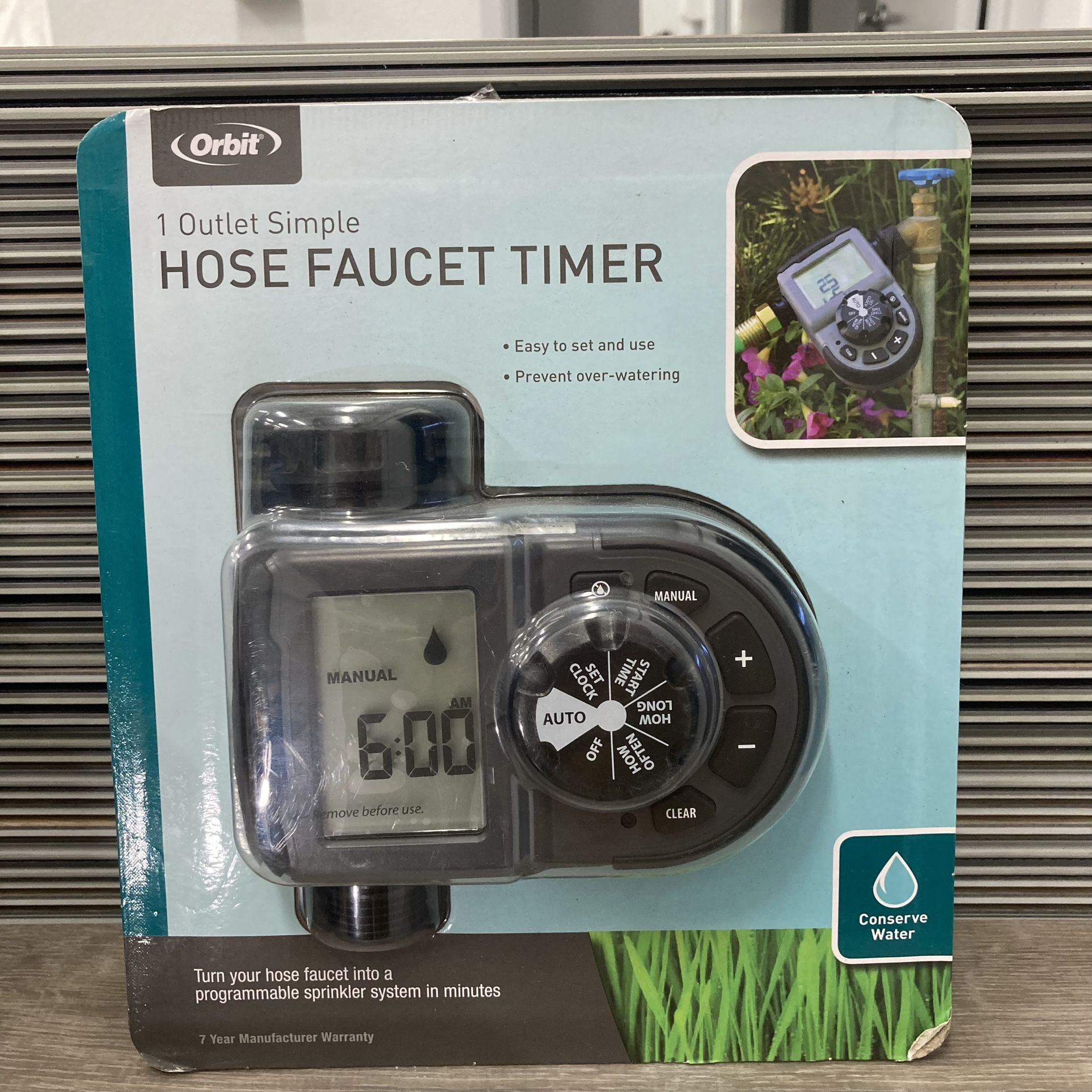 Orbit 1 Outlet Hose Faucet Timer for Sale in Garden Grove, CA - OfferUp
