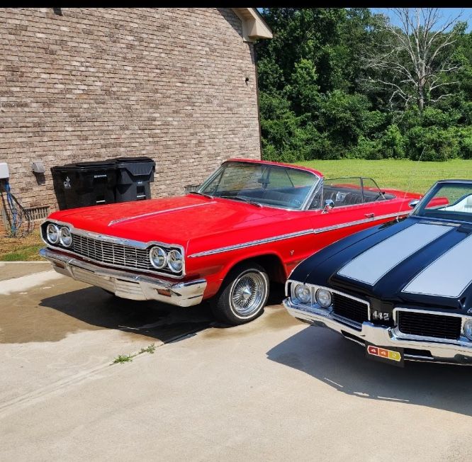 Cherry red 1964 Impala SS Convertible Low Rider for Sale in Atlanta, GA ...