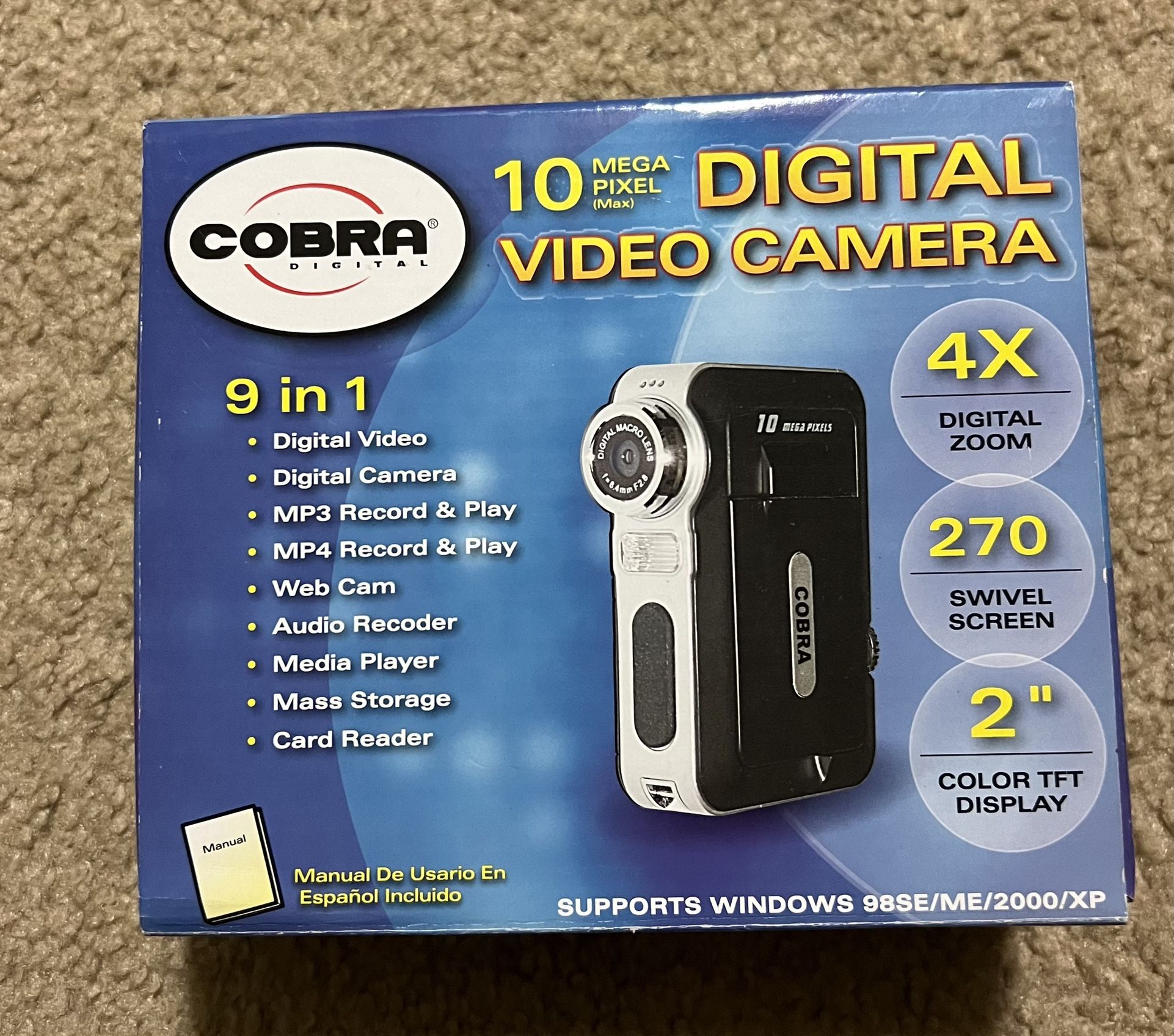 Teal Cobra Camera