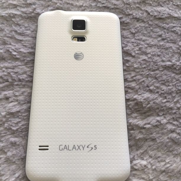 Samsung S5 White Back