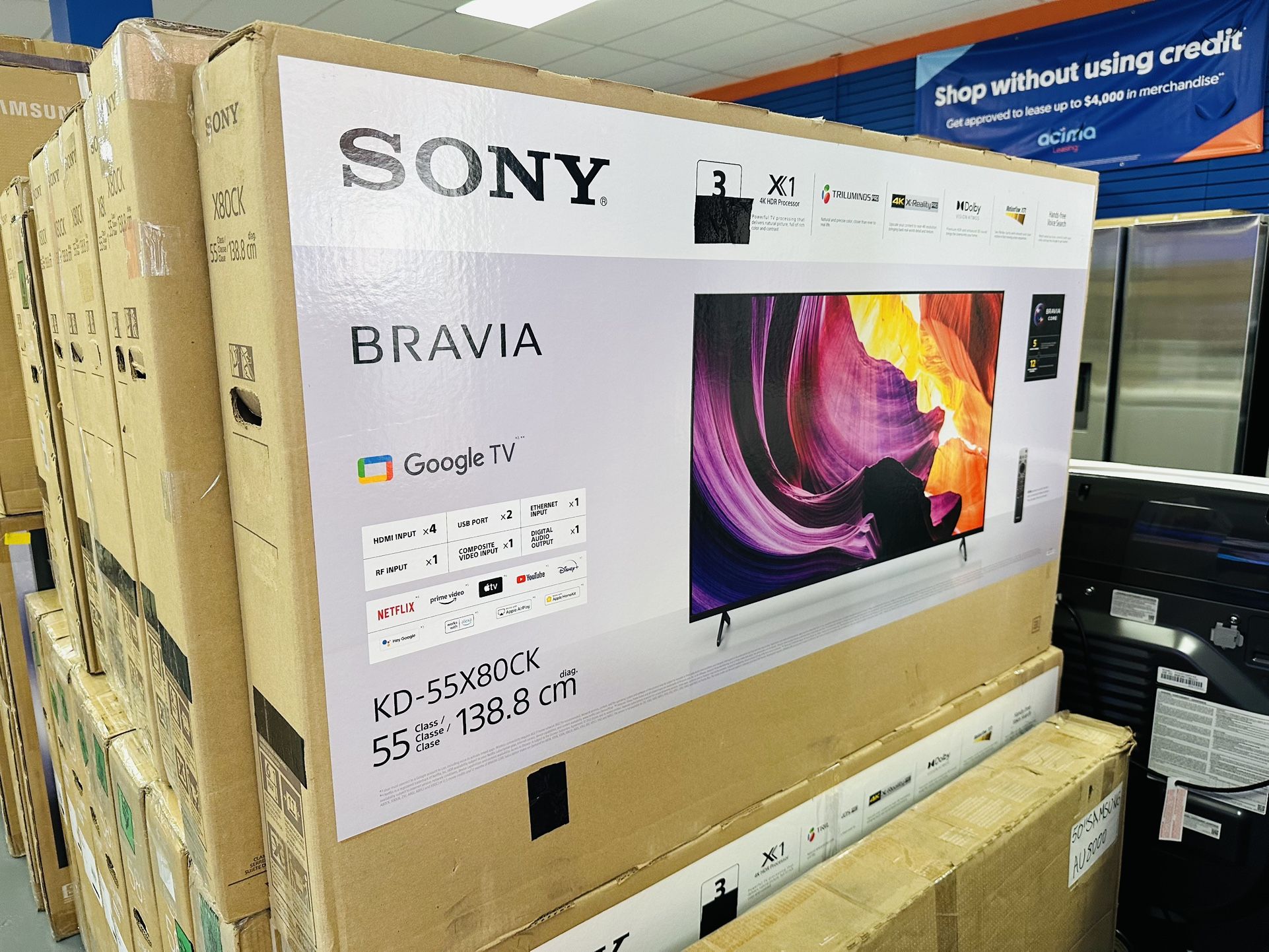 55” Sony Bravia X80K 4K UHD Smart Tv for Sale in Alta Loma, CA - OfferUp